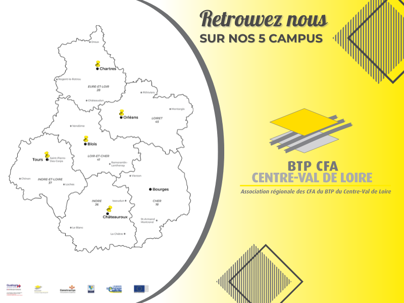 BTP CFA Centre-Val de Loire - Les écoles se présentent